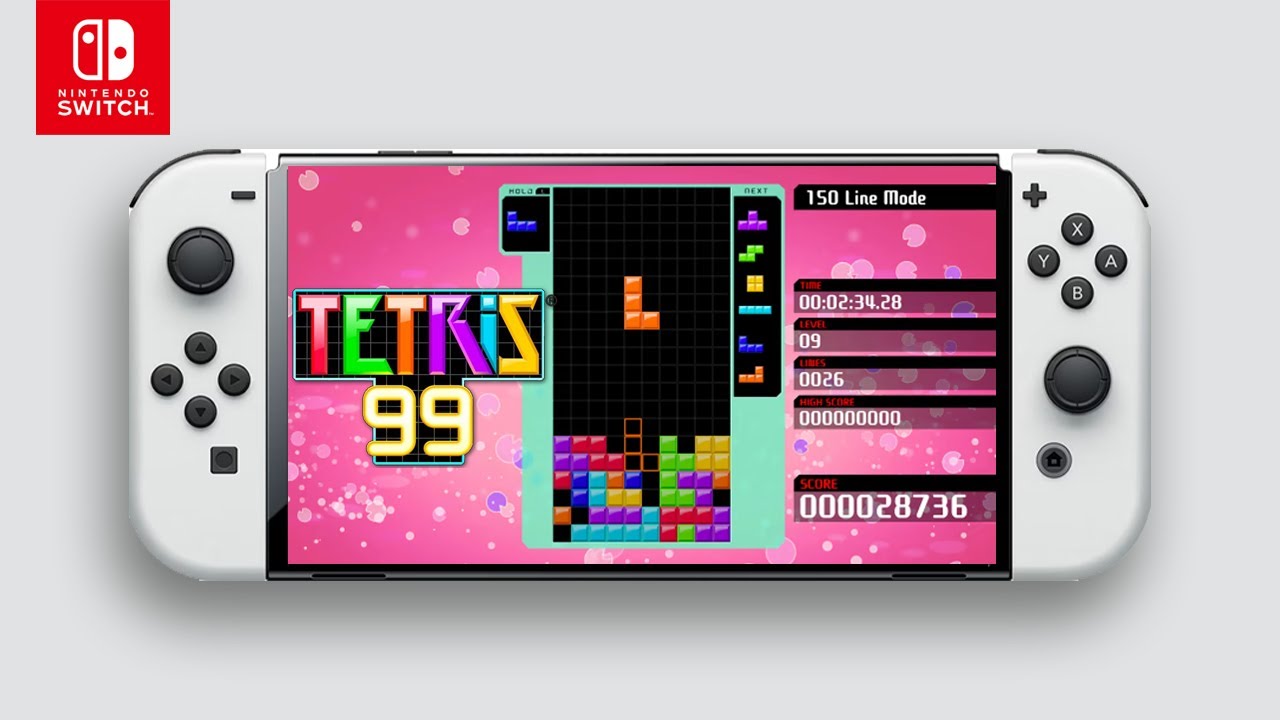 Tetris Marathon (Tetris 99) on Nintendo Switch OLED - YouTube