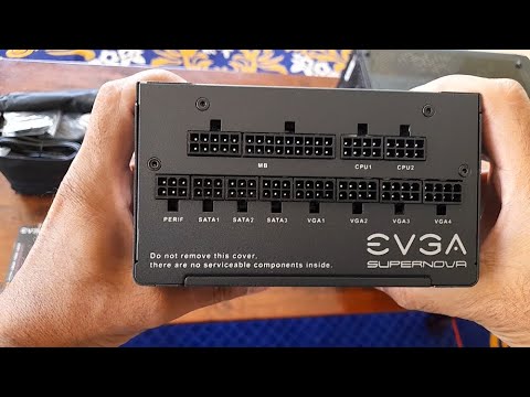 EVGA Power Supply / 850 Watts / Unboxing & How To Connect - YouTube