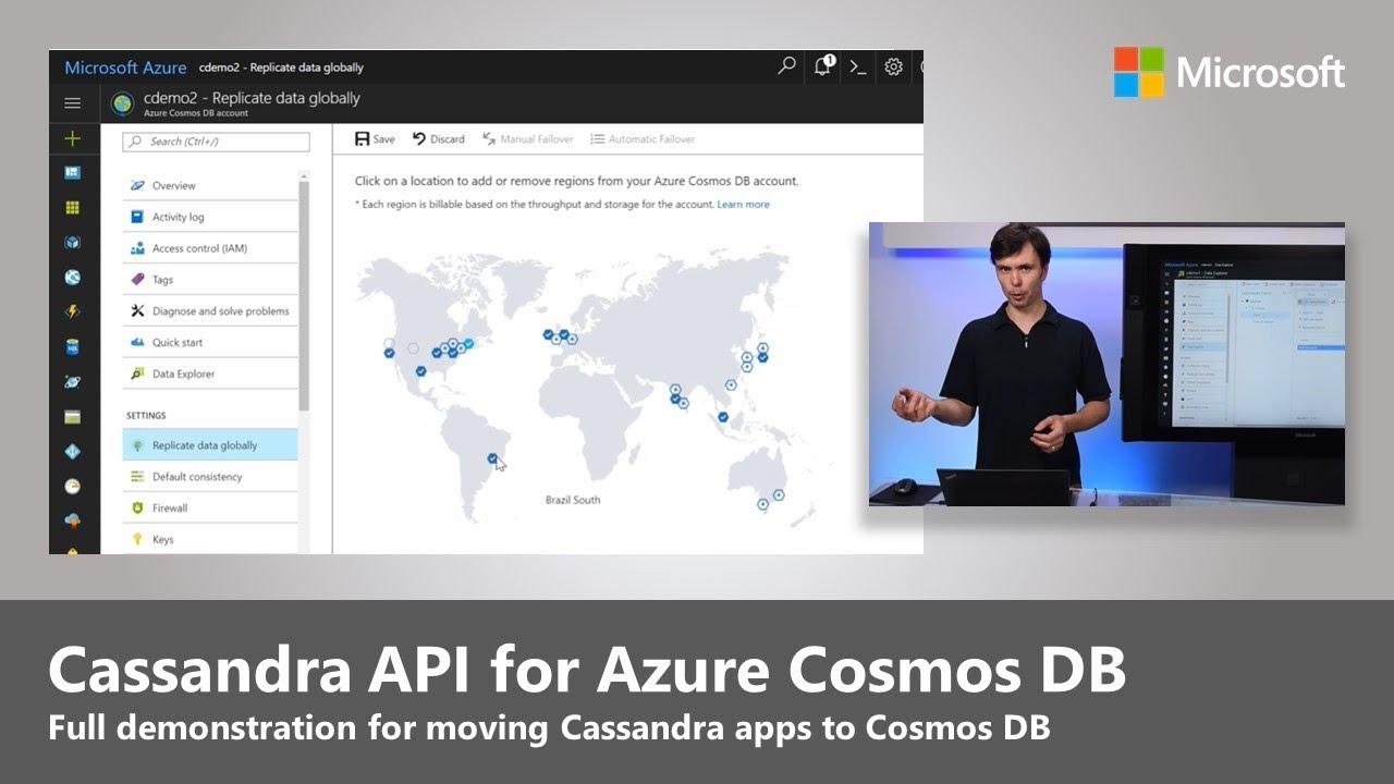 New Cassandra API for Azure Cosmos DB - YouTube