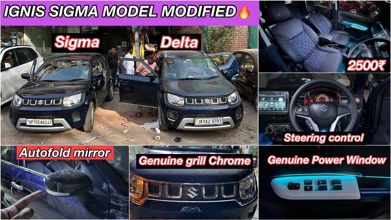 2023 MARUTI IGNIS MODIFICATION🔥MARUTI IGNIS GENUINE POWER WINDOW🔥IGNIS ...