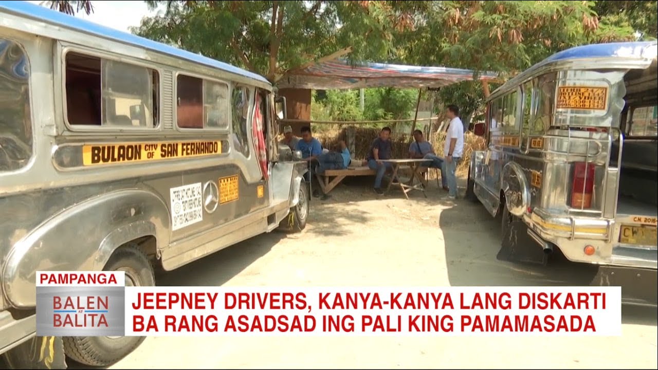 Jeepney drivers, kanya-kanya lang diskarti ba rang asadsad ing pali ...