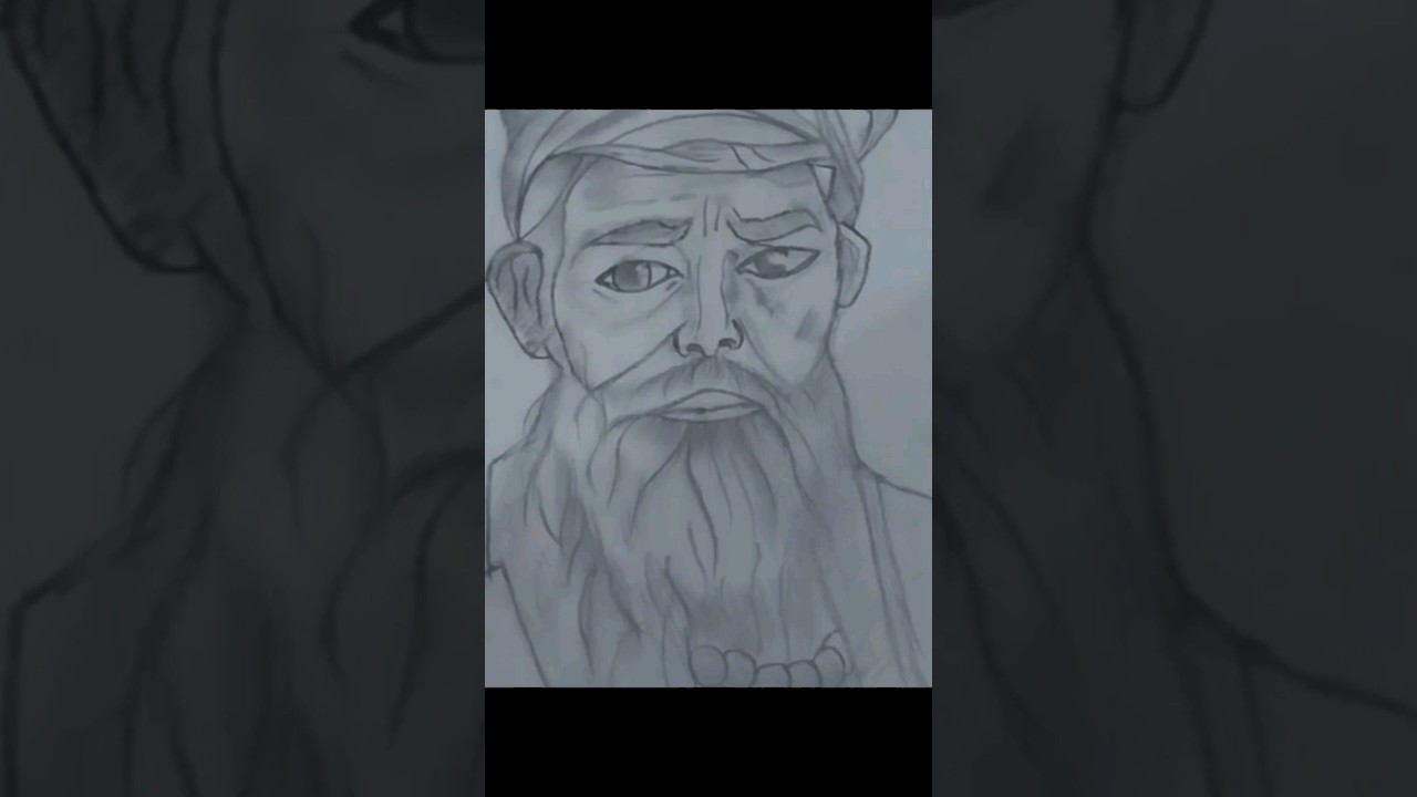 Sadhu drawing || how to draw Sadhu ji || #shortvideo @SaumyaArt636 ...