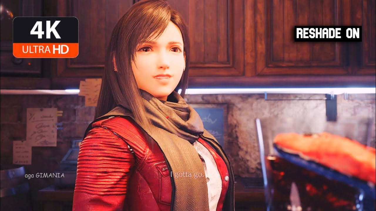 Beautiful Tifa in Claire Jacket as Resident with Scarf Resident MOD 4K ...