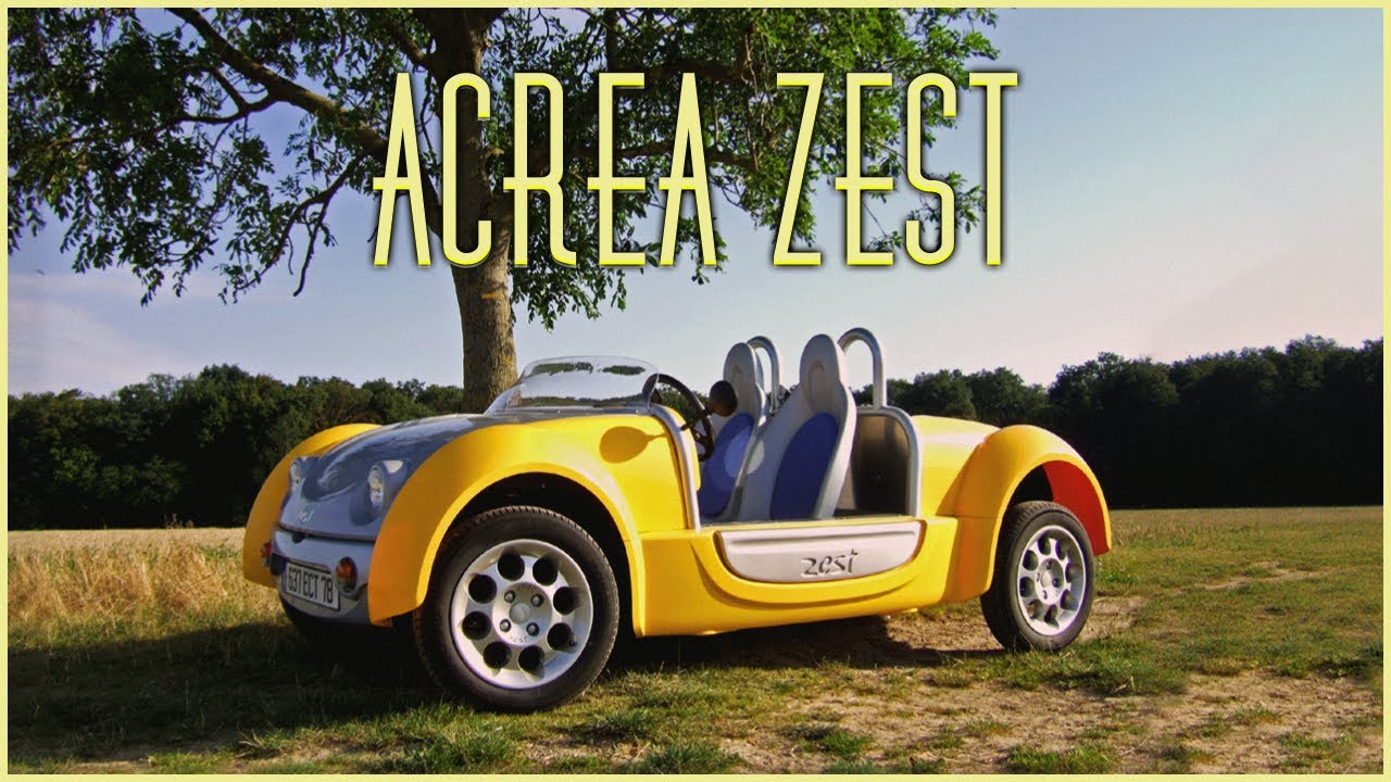 Acrea Zest: The 380kg French Toy-Car You Can Drive Without a License ...