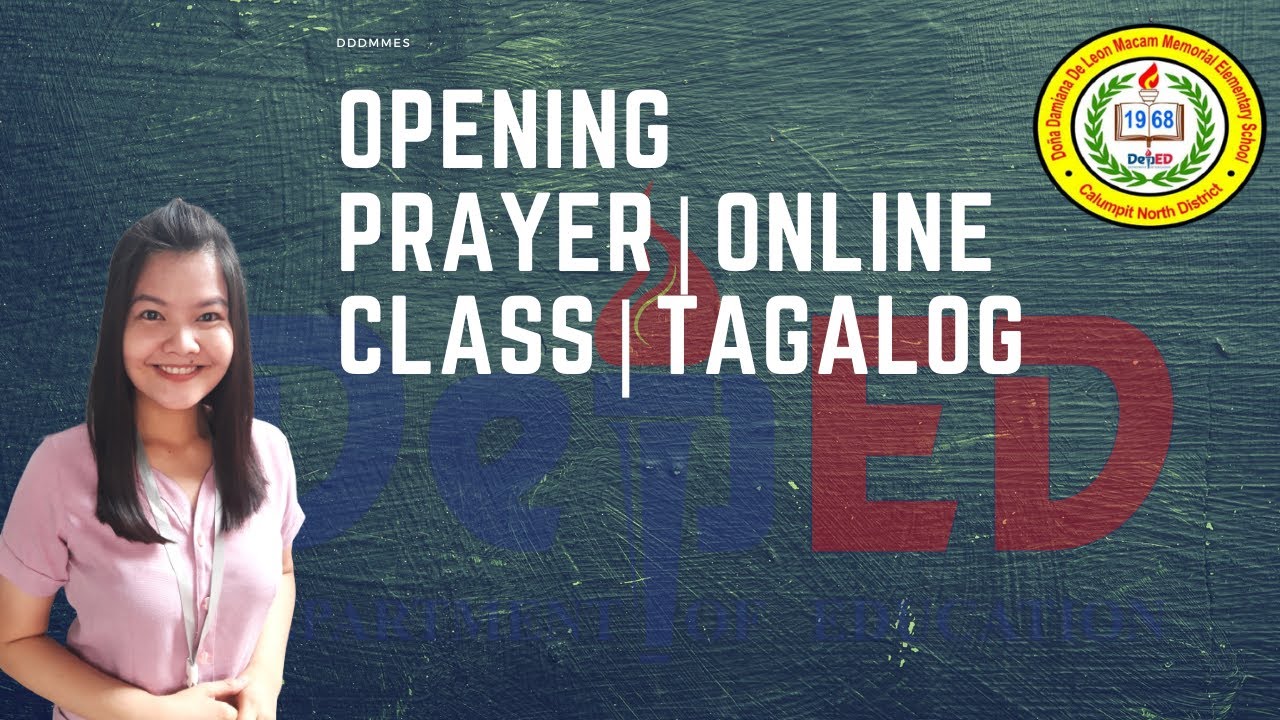 Opening Prayer | Online Class | Tagalog - YouTube