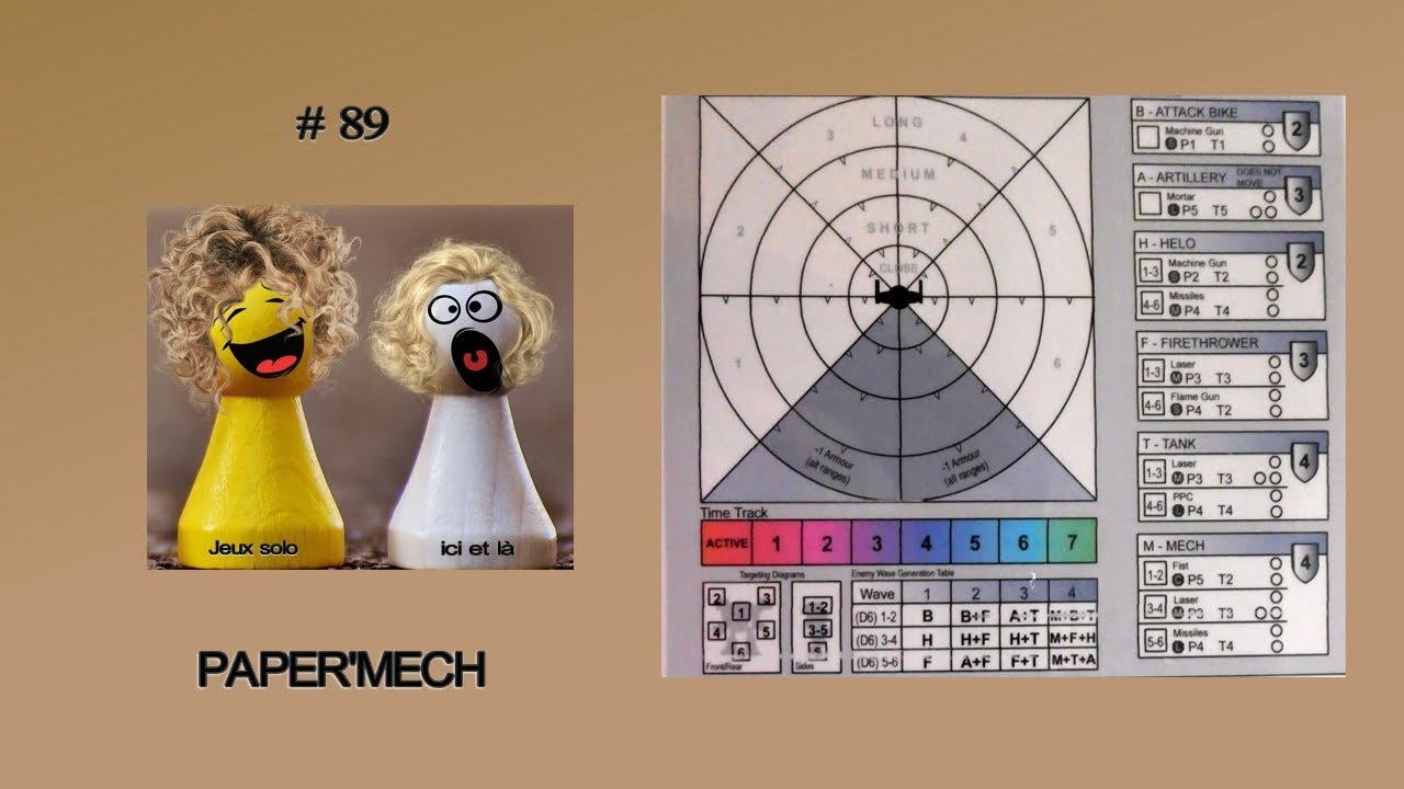 PAPER’MECH - #89 – Jeu de dés – Jeu solo print and play - YouTube