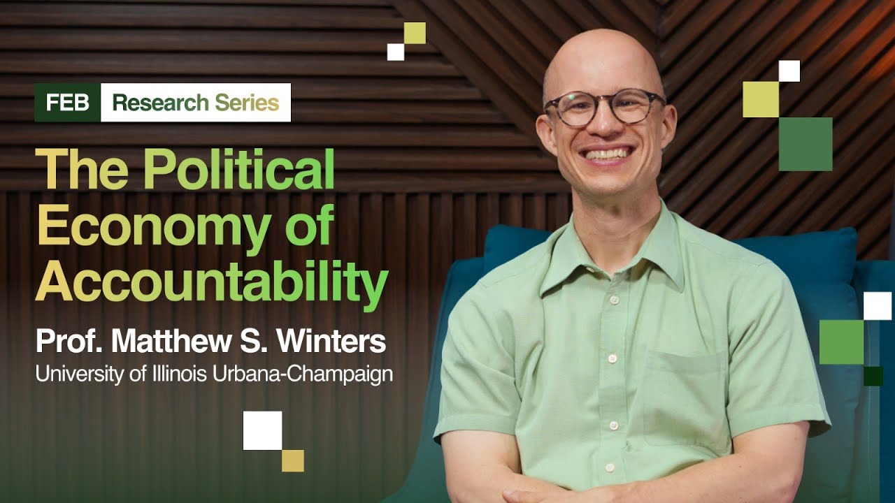 The Political Economy of Accountability - Prof Matthew Winters - YouTube