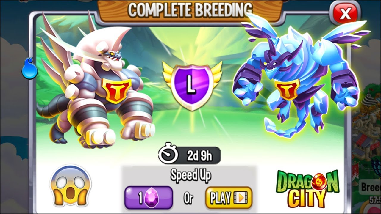 Dragon City: Metal Titan Dragon vs Ice Titan Dragon [EXCLUSIVE BREEDING ...
