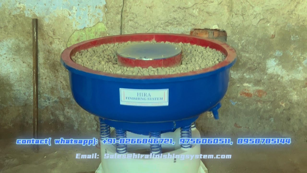 Metal Polishing machine vibrator deburring machine - YouTube