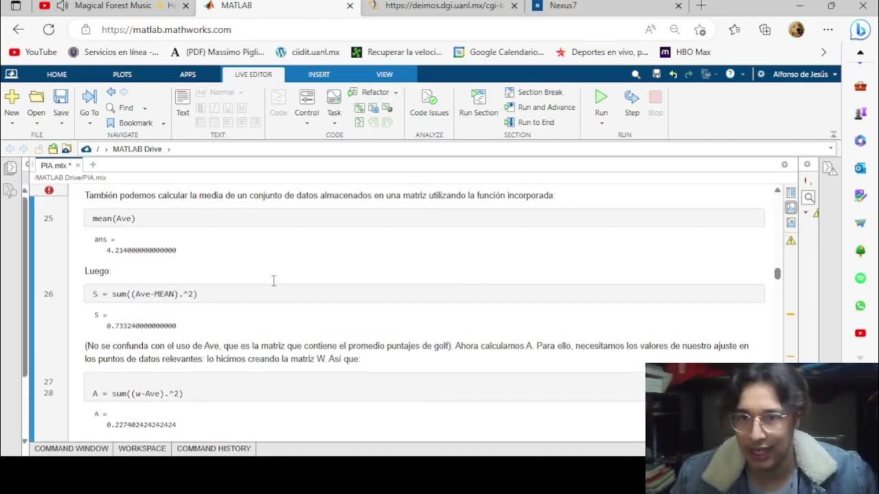 PIA Programacion en MATLAB - YouTube