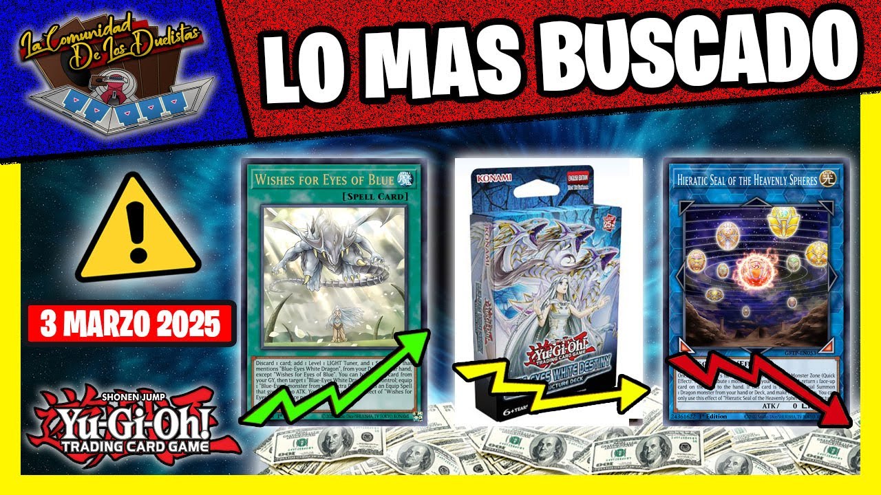Yu-Gi-Oh! Lo más buscado WISHES FOR EYES, BLUEDECK, HIERATIC 2025 - YouTube
