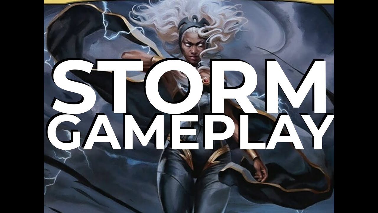 Marvel's STORM - 1st Game! EDH Gameplay Force of Nature Spelltable MTG ...