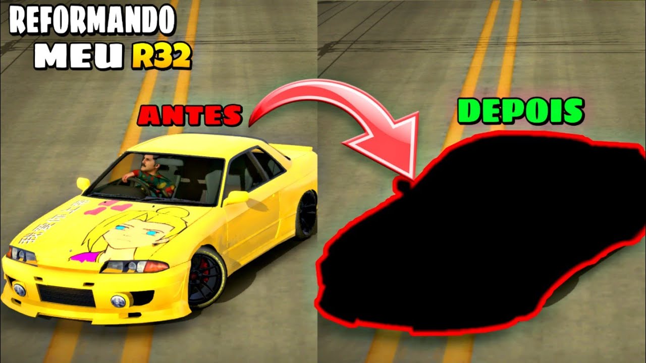 NOVA PLOTAGEM DE ANIME DO MEU SKYLINE R32 CAR PARKING MULTIPLAYER PART ...