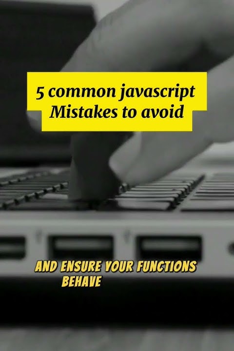 5 Common Javascript Mistakes Coding Programming Codinghacks Codingtips Developer Developer