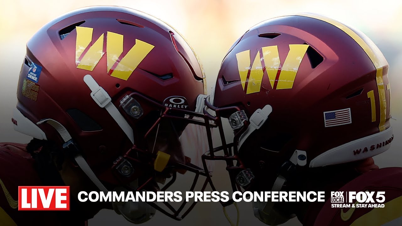 LIVE: Washington Commanders Press Conference - YouTube