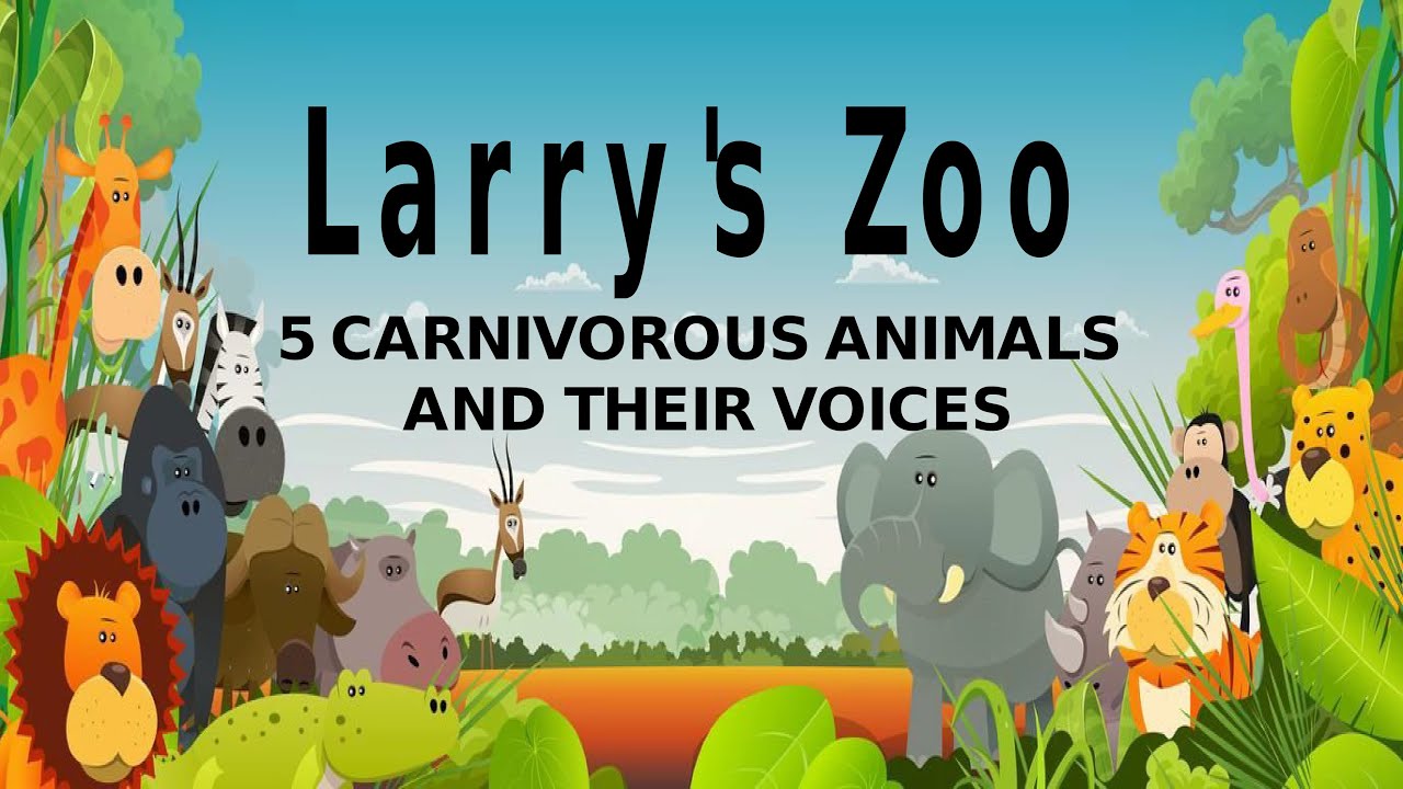 5 CARNIVOROUS ANIMALS AND THEIR VOICES. - YouTube