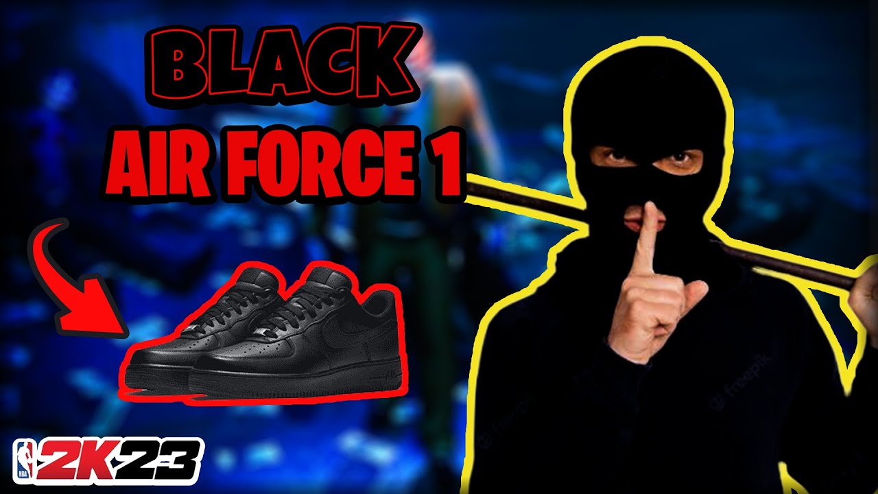 How to MAKE Shoes in NBA 2K | NIKE AIR FORCE BLACK | Where to buy ...