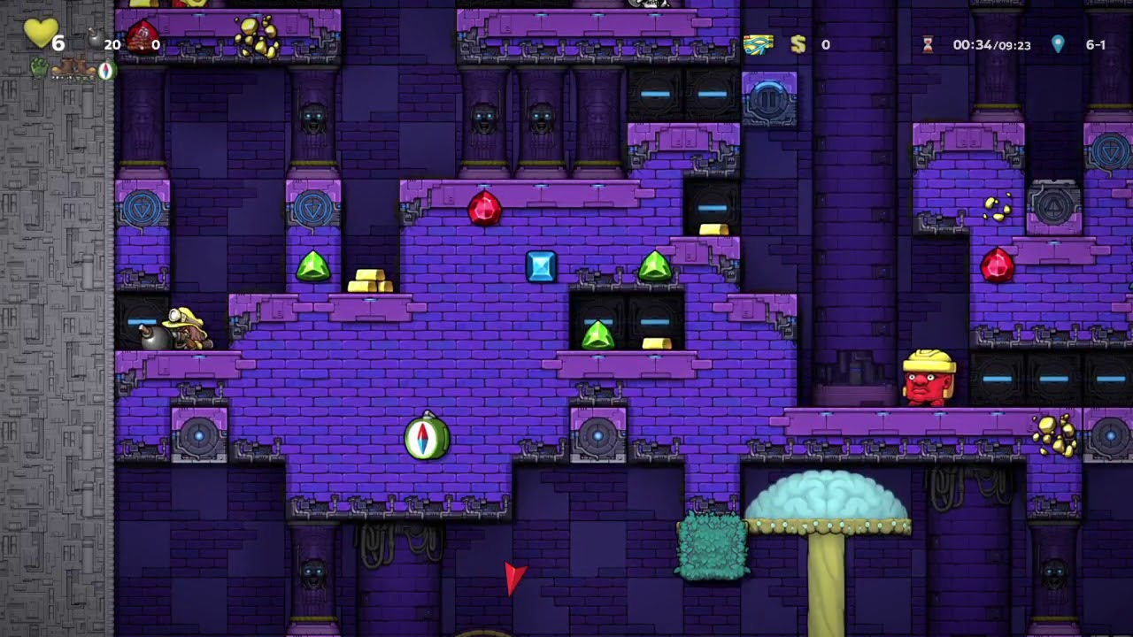 Spelunky 2 - 0 gold attempts (full stream) - YouTube