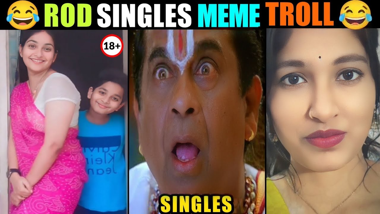 Rod Single's life meme 😂😂PART 2 troll video in telugu||Telugu Trolls ...