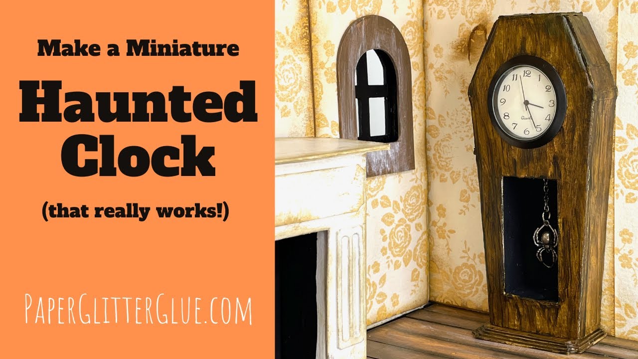 Miniature Haunted Clock - YouTube