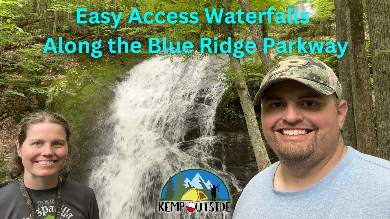 Easy Access Waterfalls on the Blue Ridge Parkway Virginia - YouTube