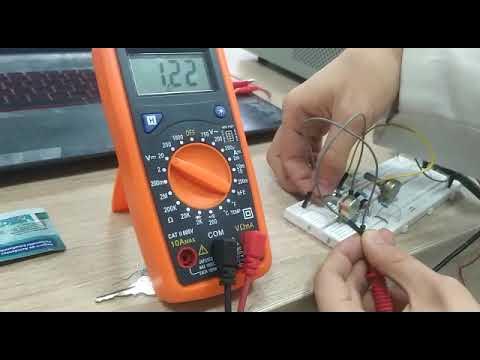 PRUEBA TERMÓMETRO CON "TERMISTOR" y AOP - YouTube