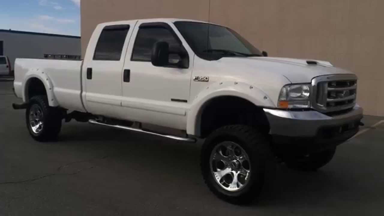 WWW.DIESEL-DEALS.COM 2001 FORD F350 CREW CAB LARIAT 4X4 7.3 POWERSTROKE ...