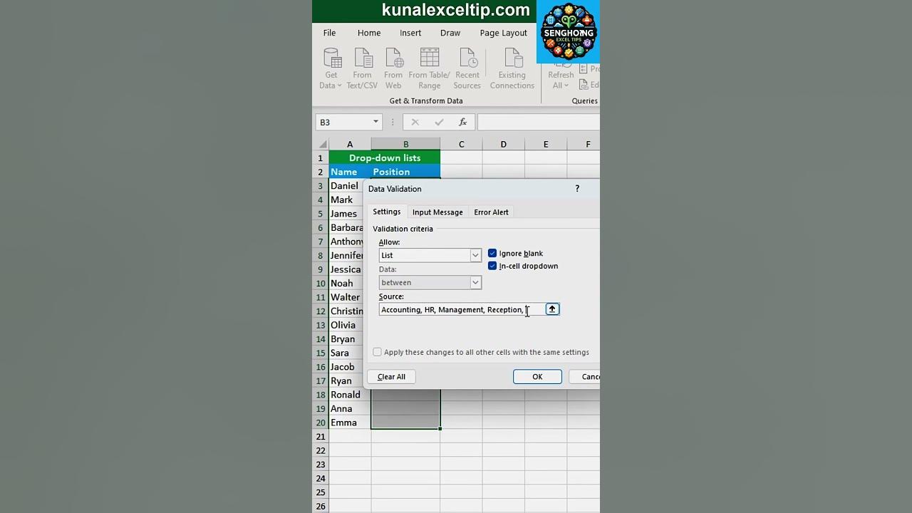 Senghorng's Excel Tips: The Secret to Saving 2 Hours a Day - YouTube