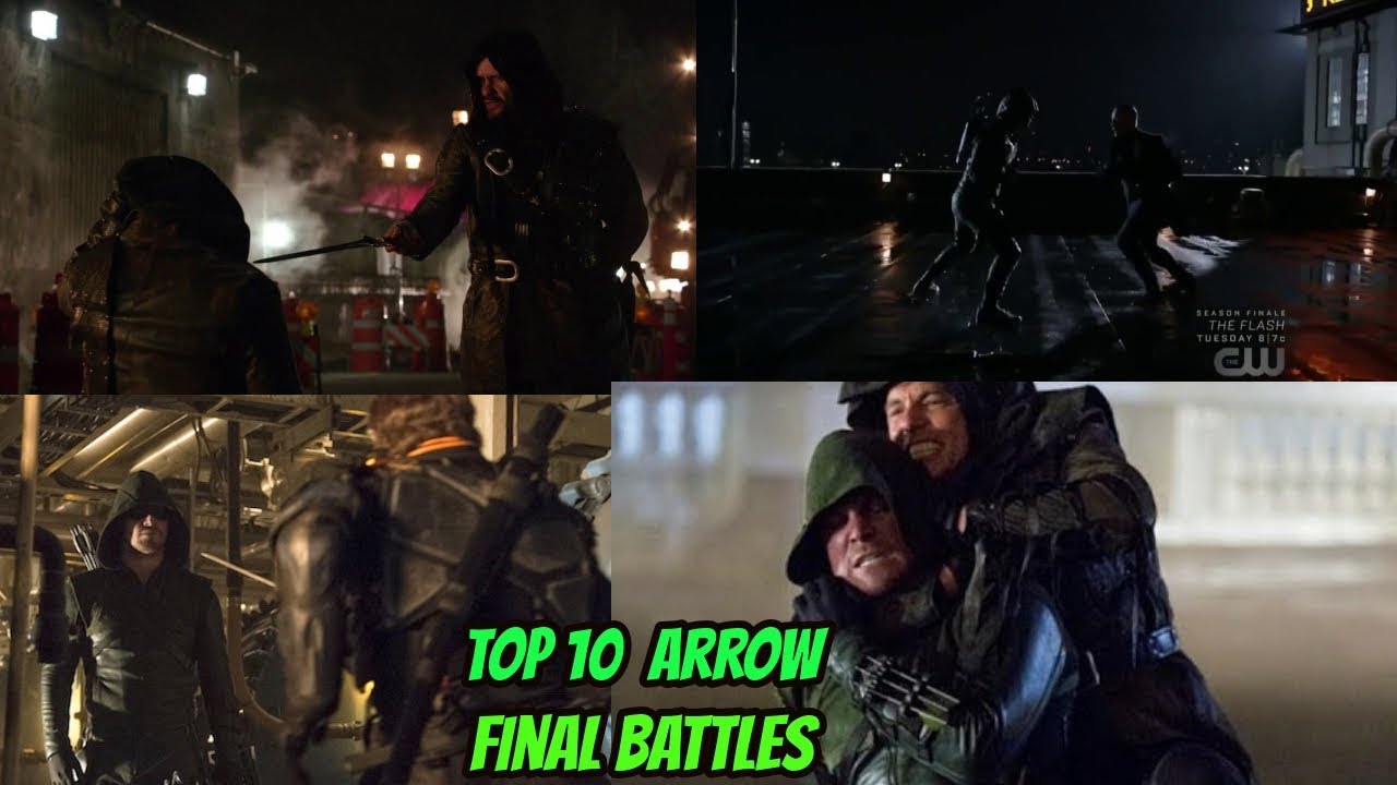 all arrow finale battles ranked 1 - YouTube