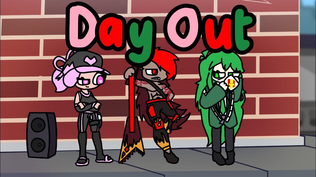 FNF Day Out but Alt Robert, Mitori & Pinku sing it - YouTube