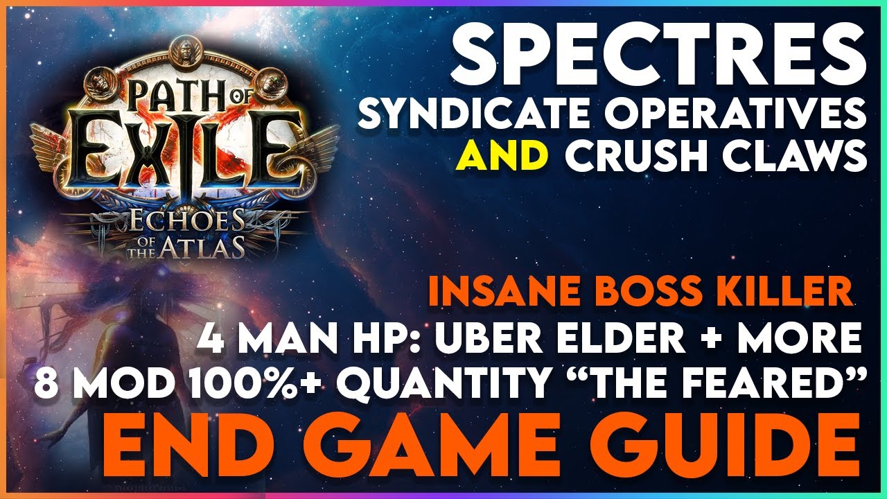 Spectres Full End Game Build Guide - This 2c Belt gives me 30 Million ...