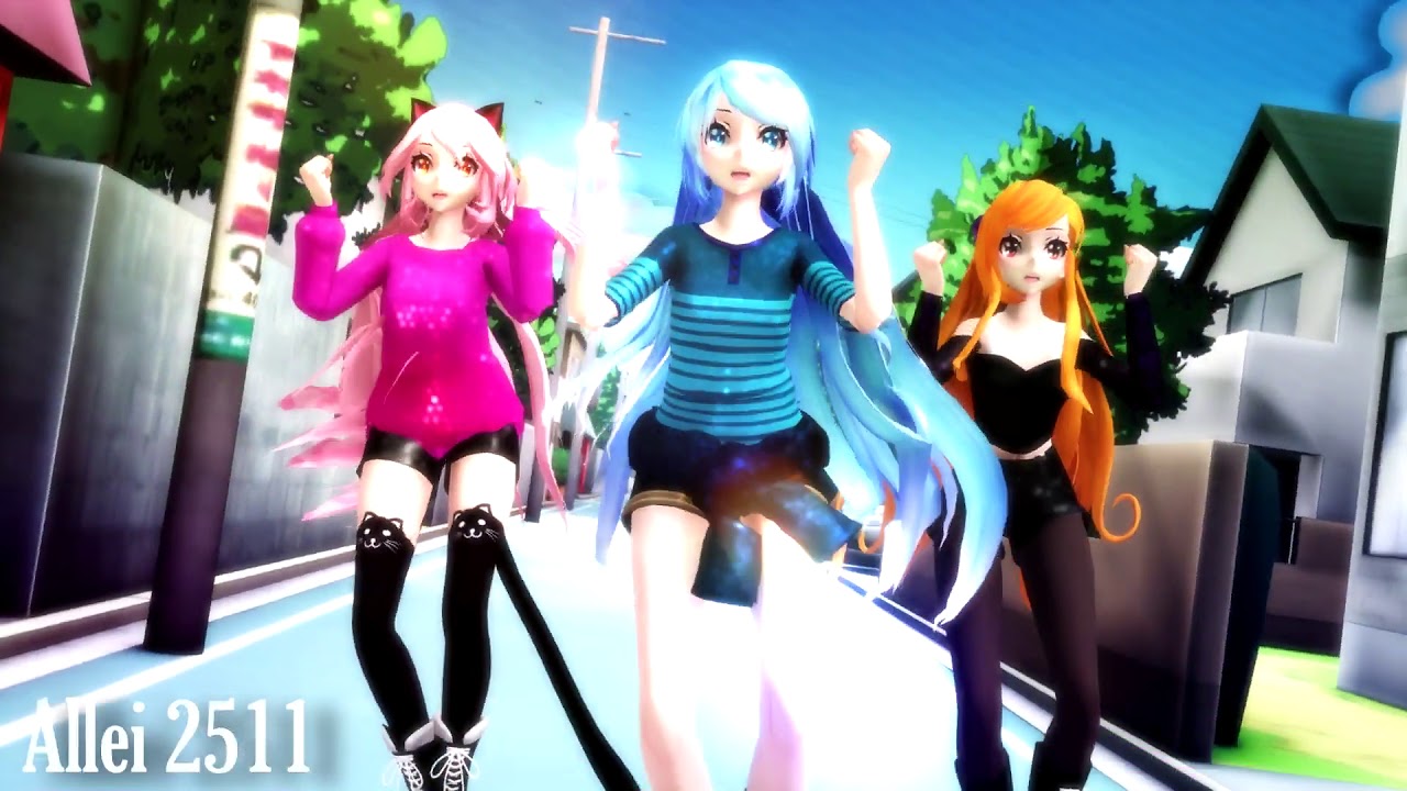 [MMD x Aphmau] Red Velvet Melody (Model DL) - YouTube