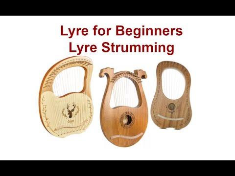 How to Play The Lyre Using Strumming Method - YouTube