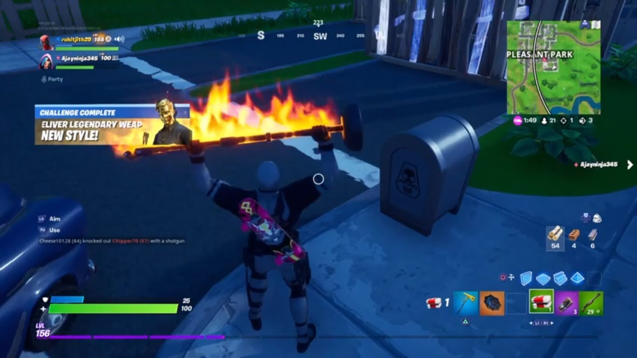 Deliver Legendary Weapon Challenge | Fortnite Best Battle Royale #31 ...