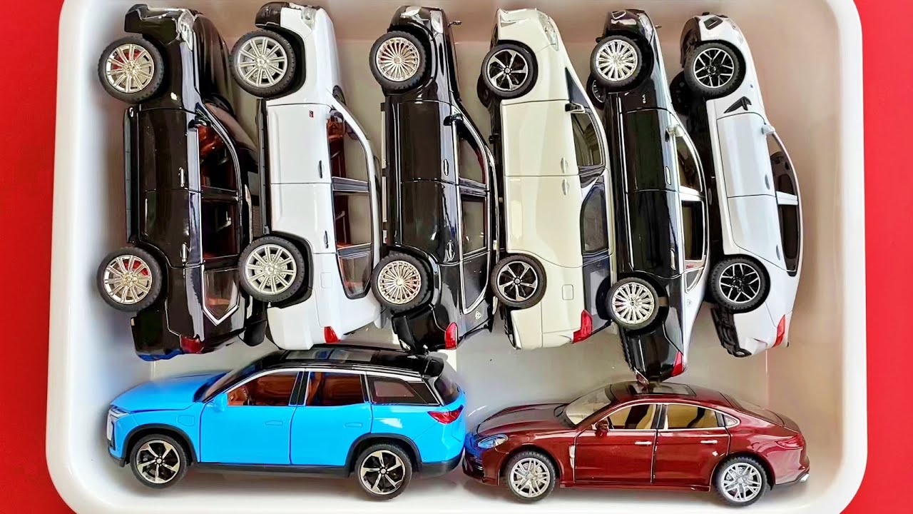 Box Full Of Diecast Cars - Lamborghini, Chevrolet, Porsche, BMW, Lexus ...
