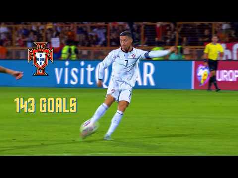 Cristiano Ronaldo's All 143 Goals For Portugal