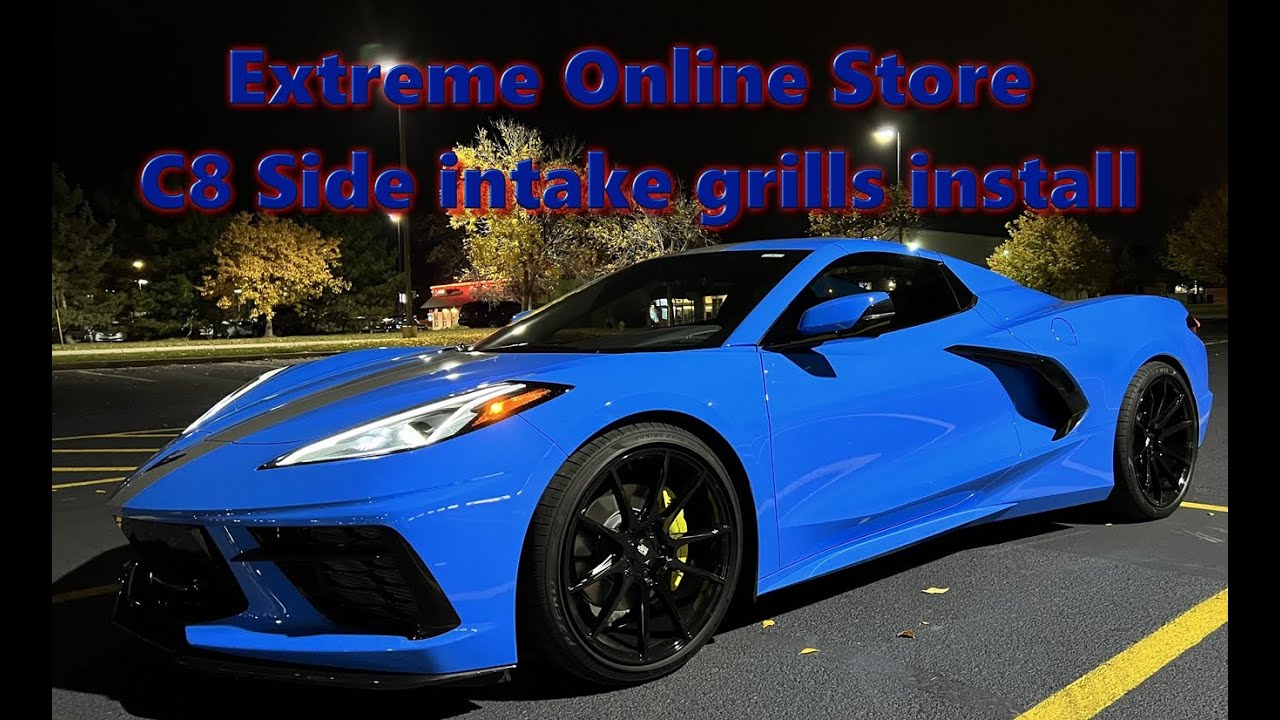 C8 side intake guards install guide. Extreme Online Store. - YouTube