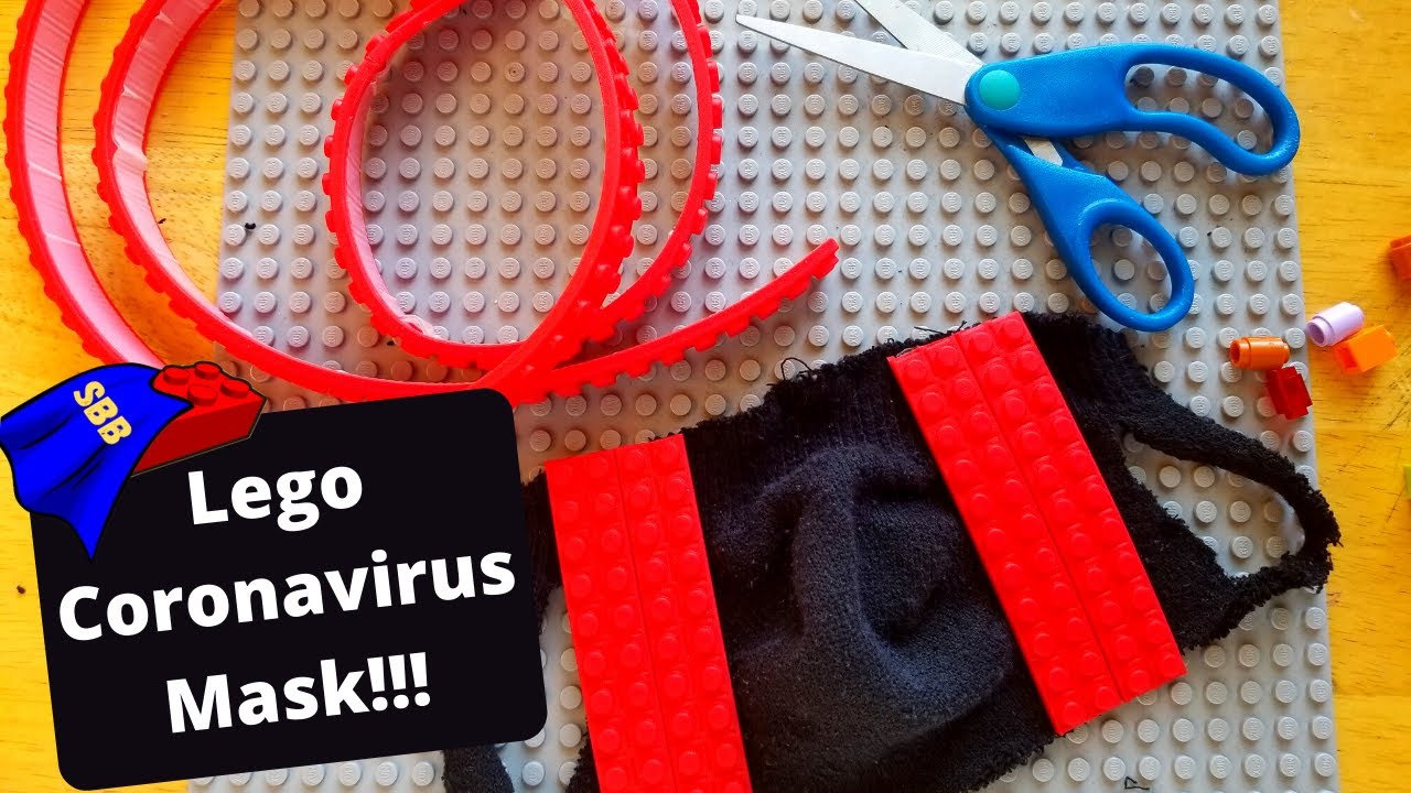 Lego Coronavirus Mask - No Sew and Customizable #Lego - YouTube