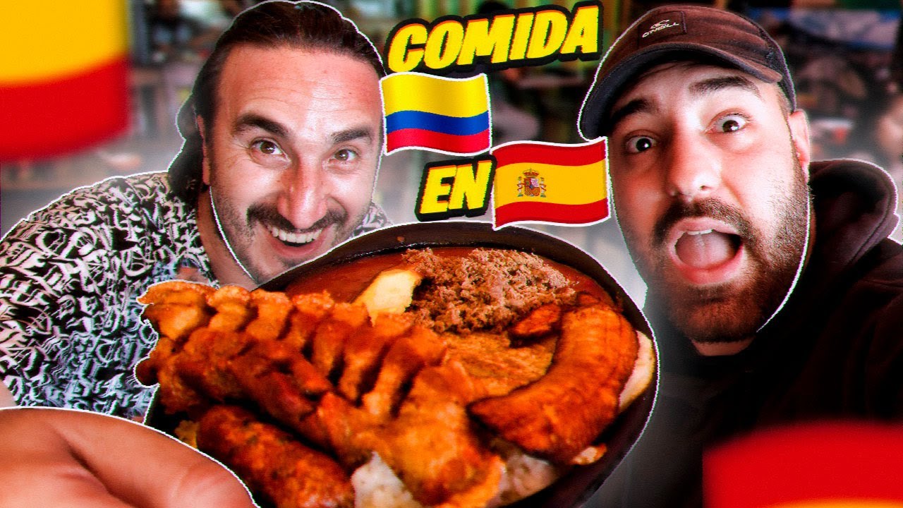 ESPAÑOL🇪🇸PRUEBA LA COMIDA COLOMBIANA🇨🇴 POR PRIMERA VEZ😋 - YouTube