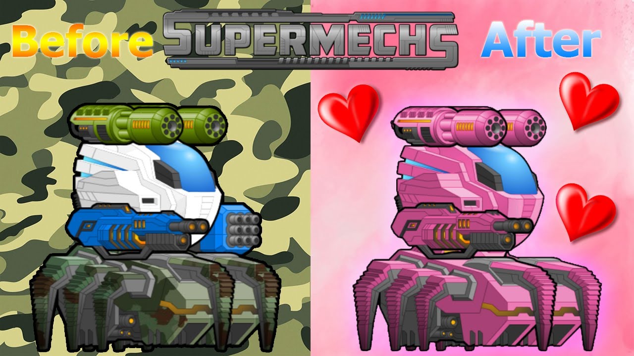 Supermechs - Valentine's day special! | Mech makeover - YouTube