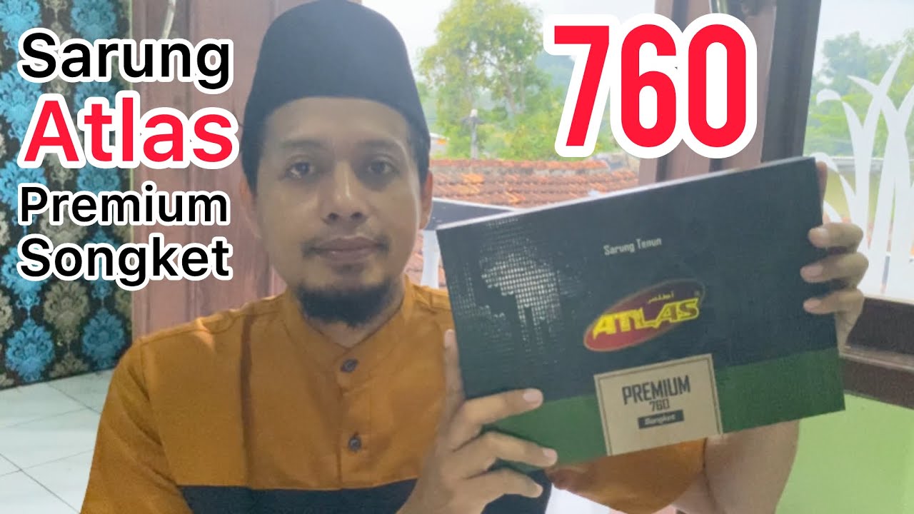 Review Sarung Atlas Premium Songket 760 - YouTube