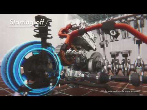 Power split device of Hybrid system - YouTube