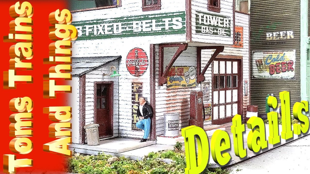 How To Detail Your Model Railroad Parts & Structures - YouTube