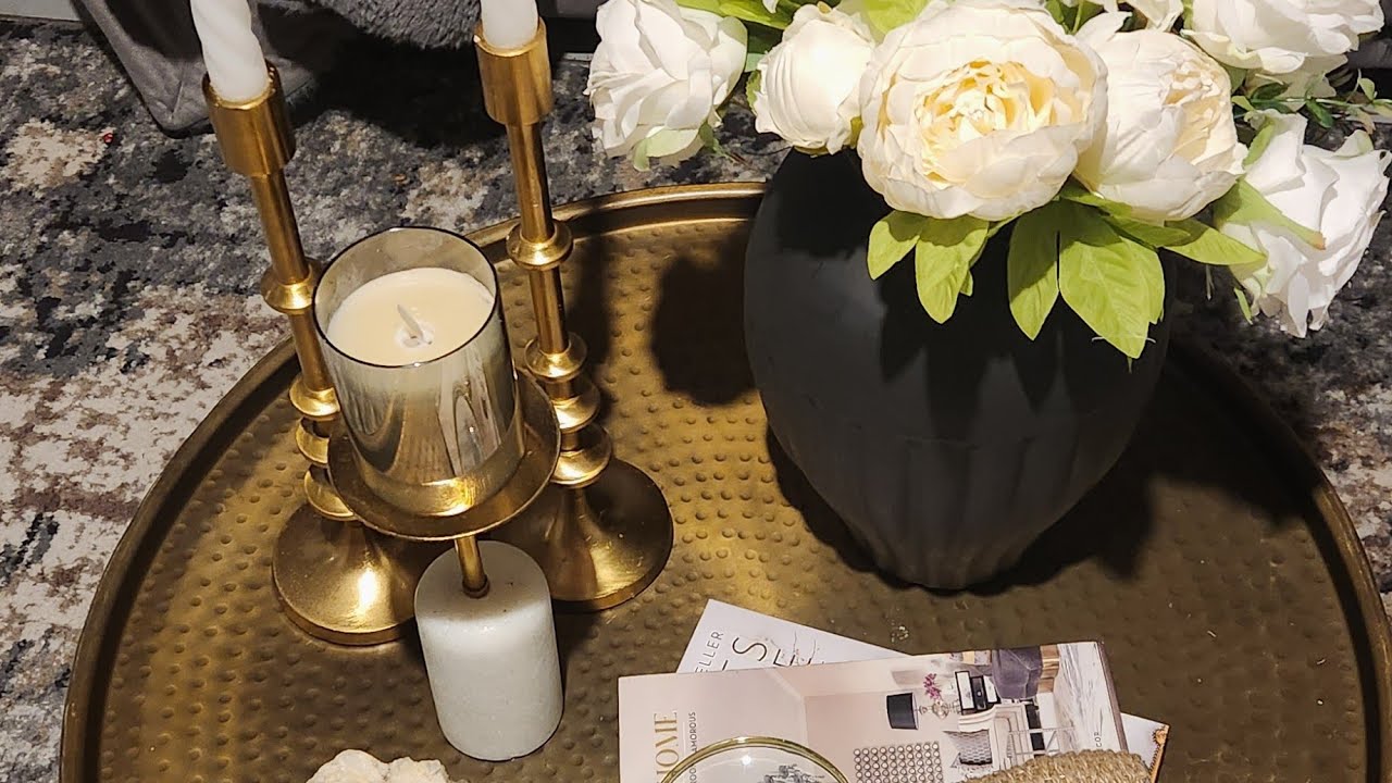 Simple Coffee Table Styling Family Room 2023! - YouTube