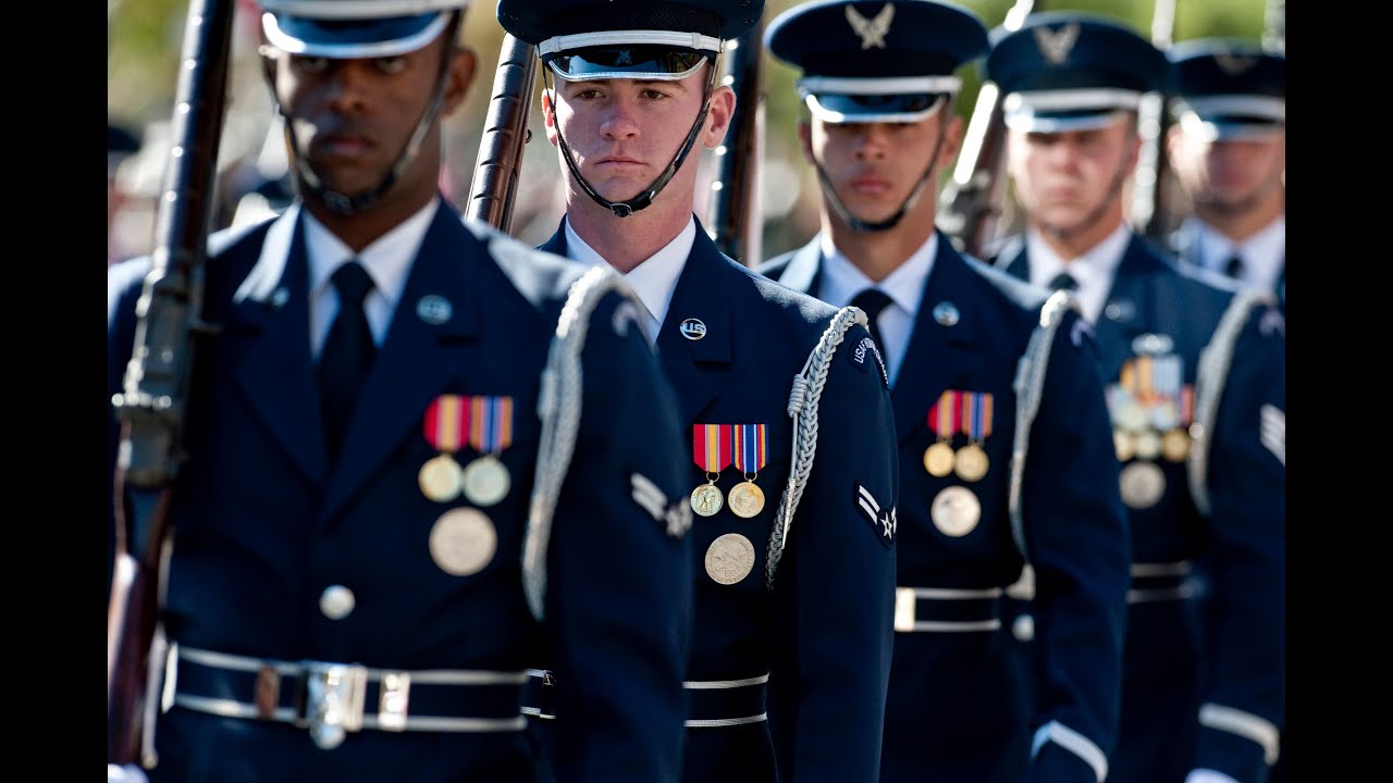 Vetrens Day Presentation of Colors Del Campo AFJROTC Honor Guard CA-863 ...