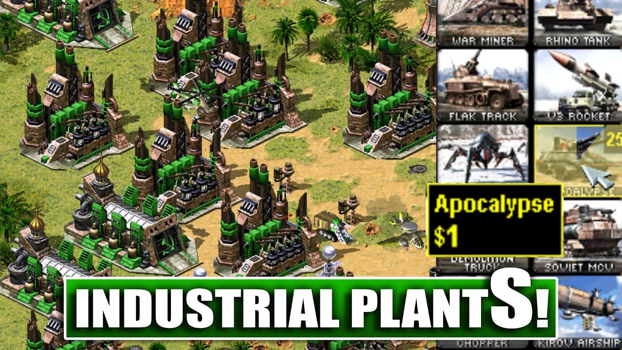 What Happens When You Spam Industrial Plants in RA2?! - YouTube