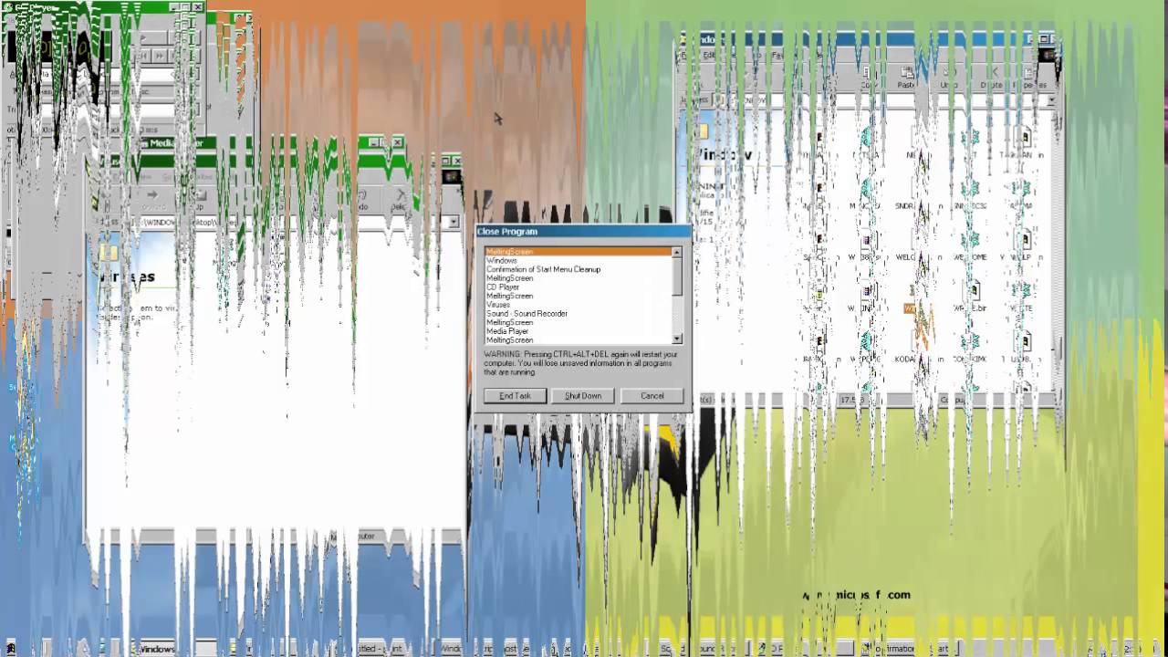 Throwback Thursday: Melting Windows Worm - YouTube
