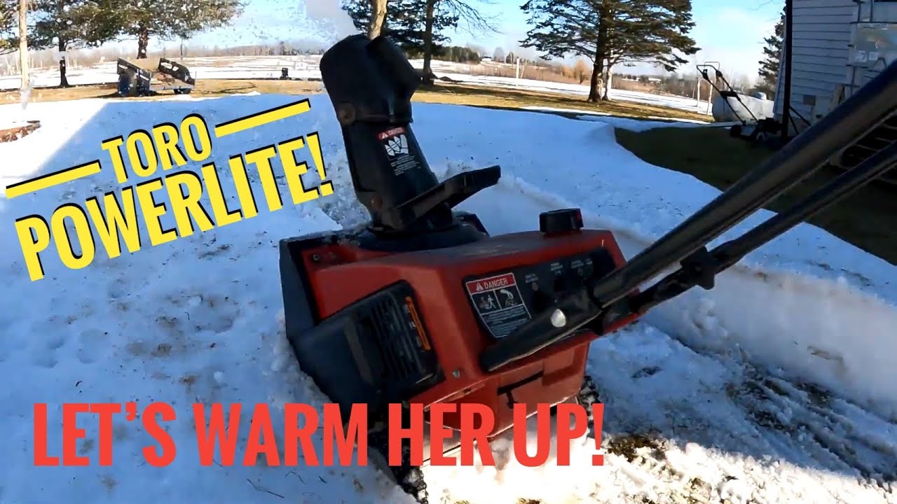 Toro Powerlite 2 Stroke Snow Blower: Getting This Little Single Stage ...