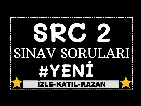 #SRC2 #SRC1 #2021 #SINAV SORULARI #SRC1 #EKİM2021 #KASIM2021 #ÖRNEK BANKO SINAV SORULARI -49 (40SORU