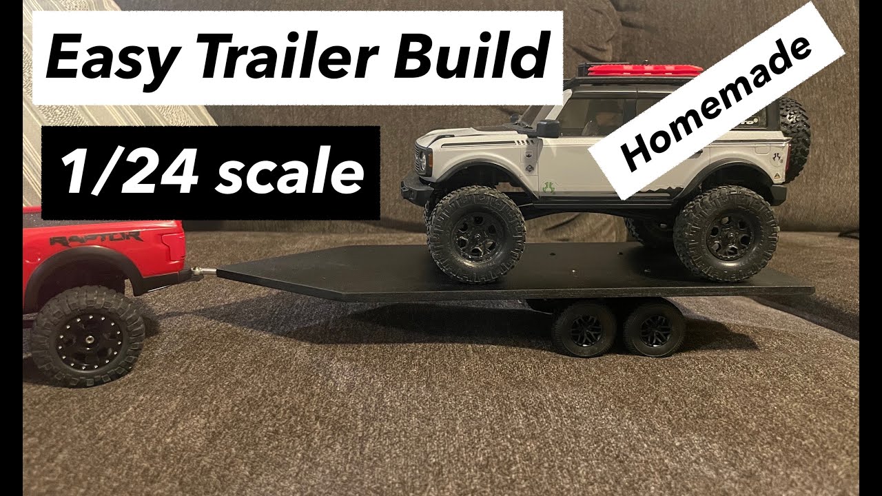How I built my homemade 24th Scale Crawler Trailer - YouTube